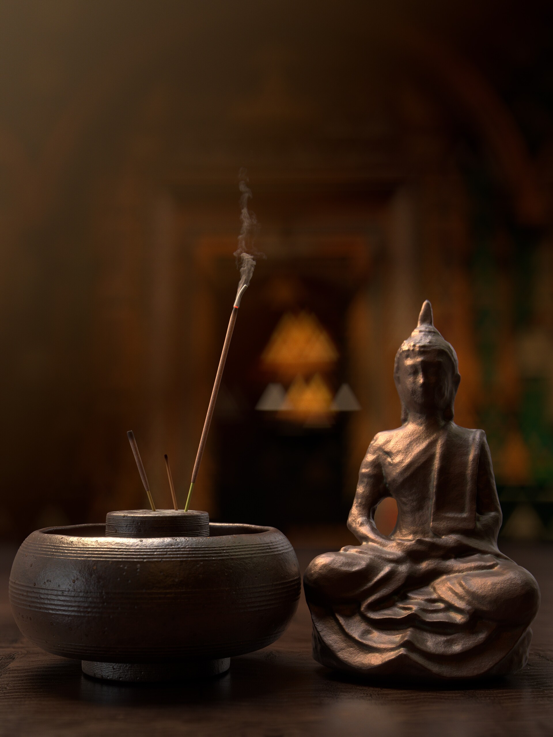 ArtStation - Incense Stick