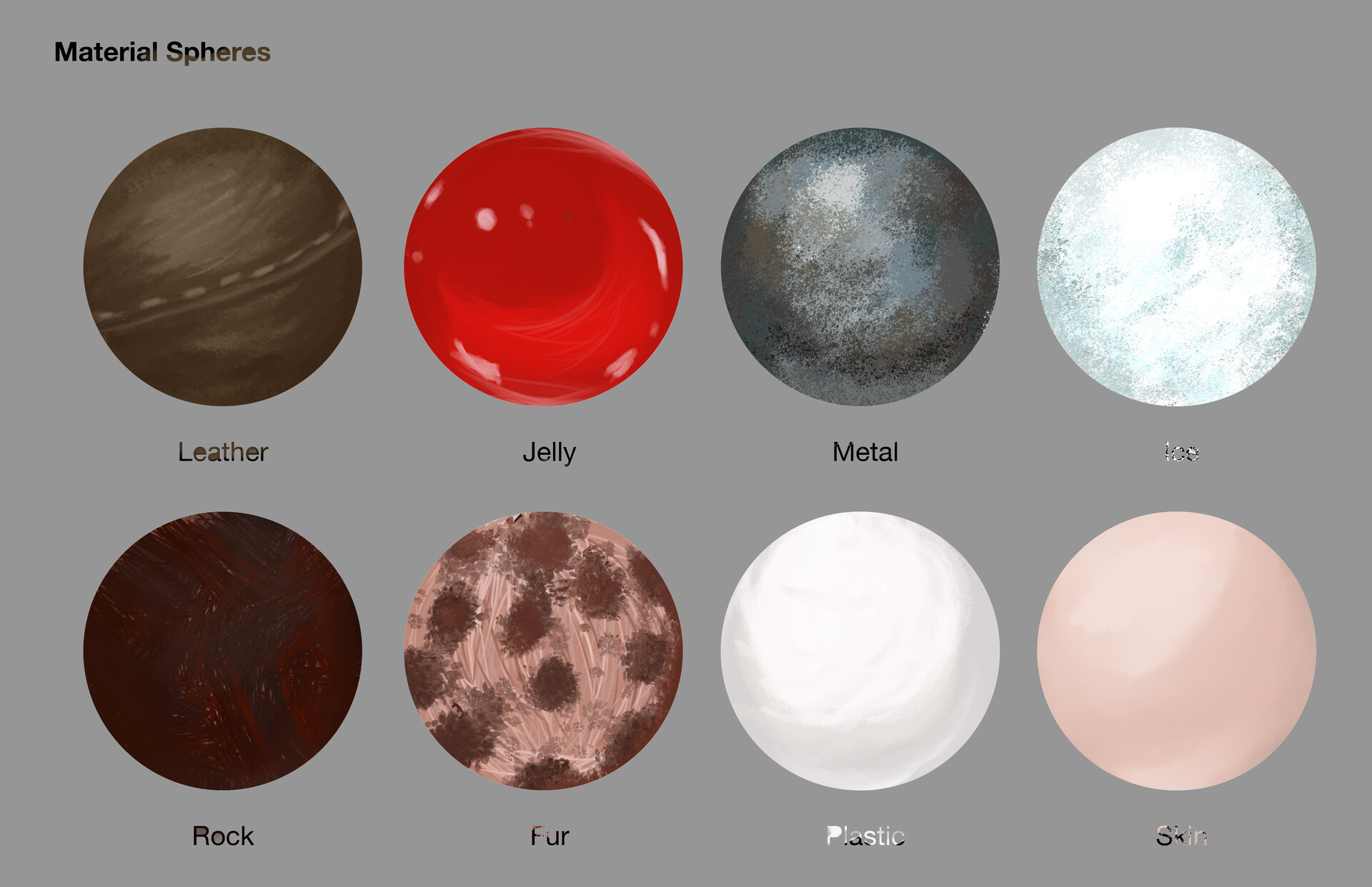 ArtStation - Material spheres