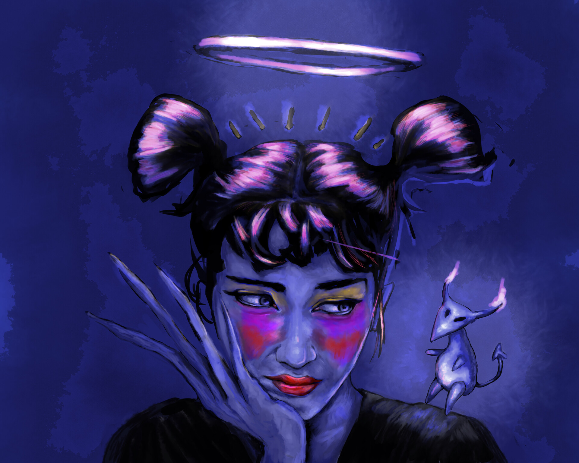 ArtStation - Blue Imp