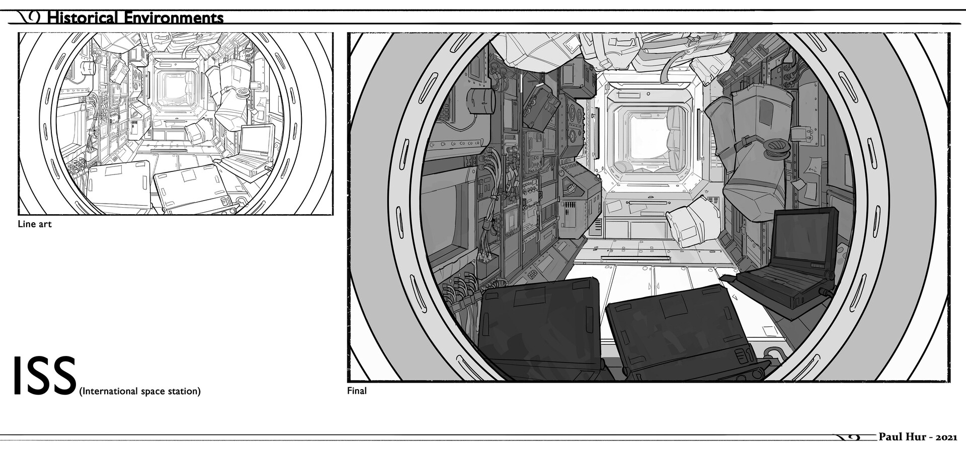 ArtStation - Space station interior