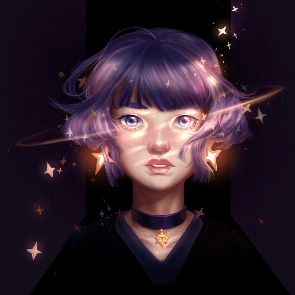ArtStation - star girl