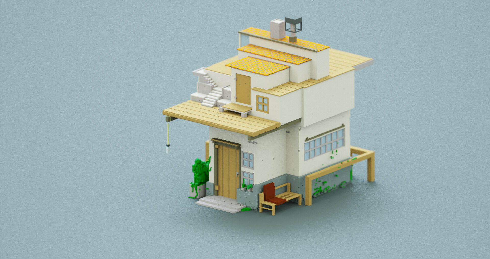 ArtStation - Voxel house