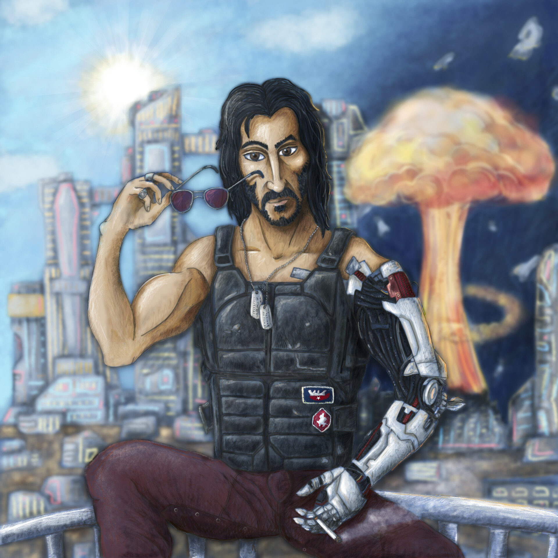 ArtStation - Johhny Silverhand: Good or Evil?