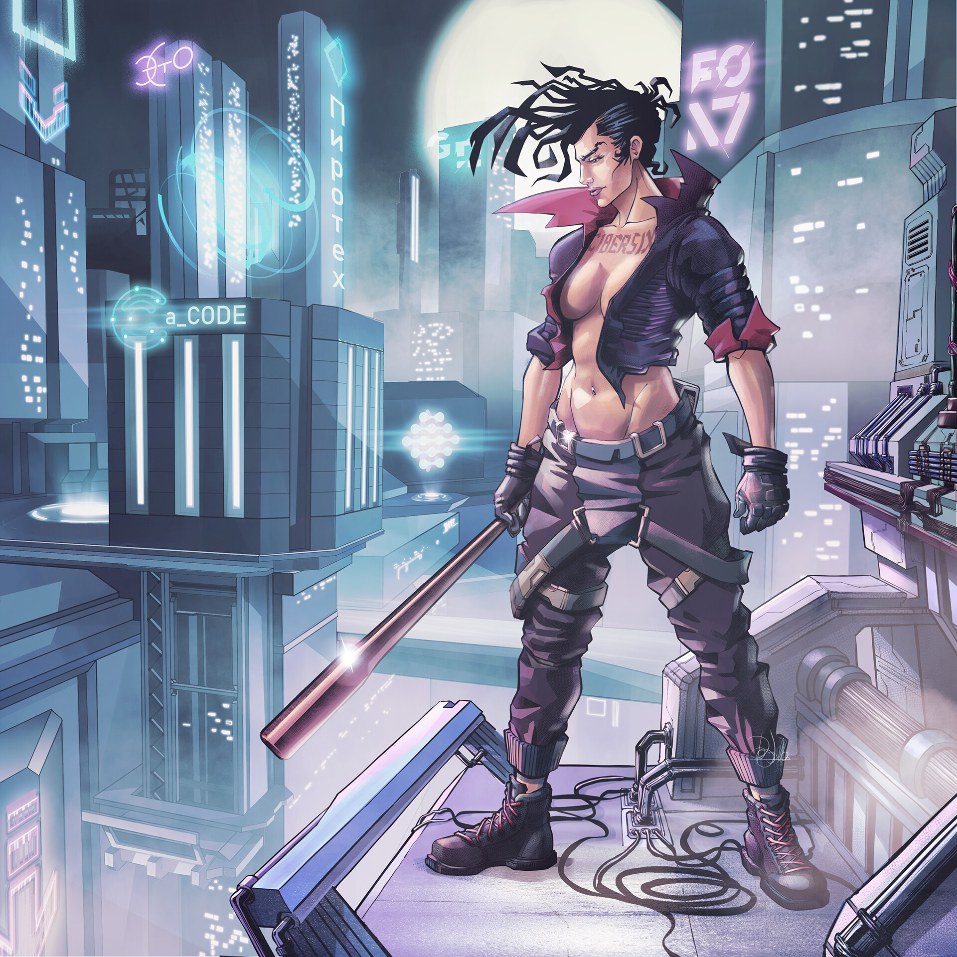 ArtStation - Fanart Cybersix (By Carlos Meglia)