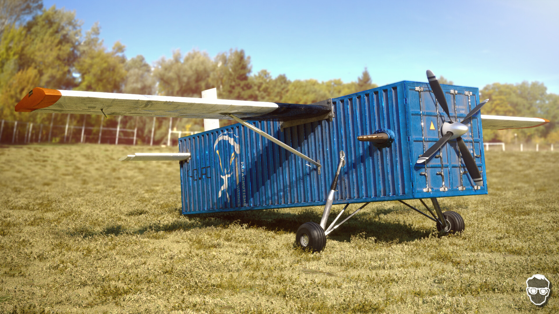 ArtStation - container plane