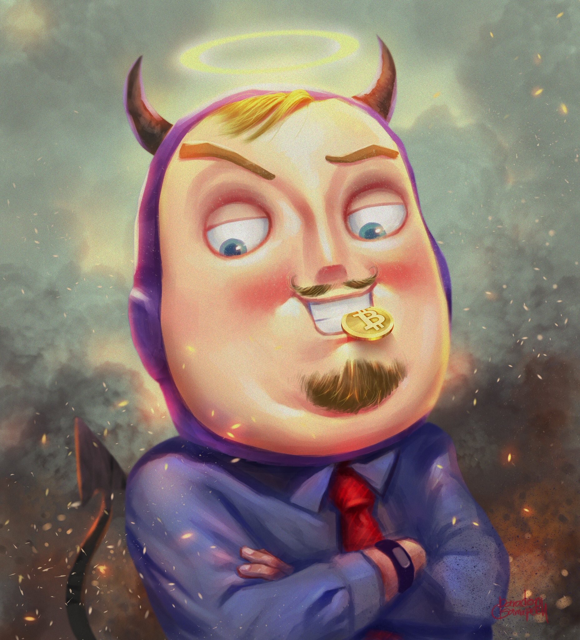 ArtStation - The devil is funny