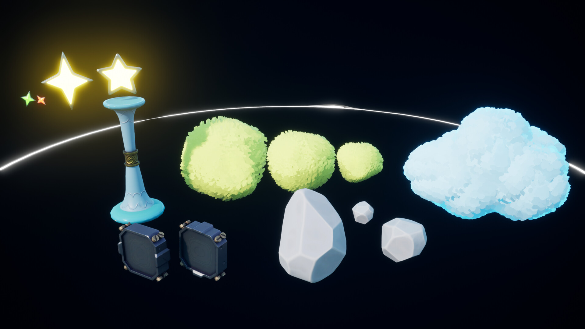 comet observatory wallpaper