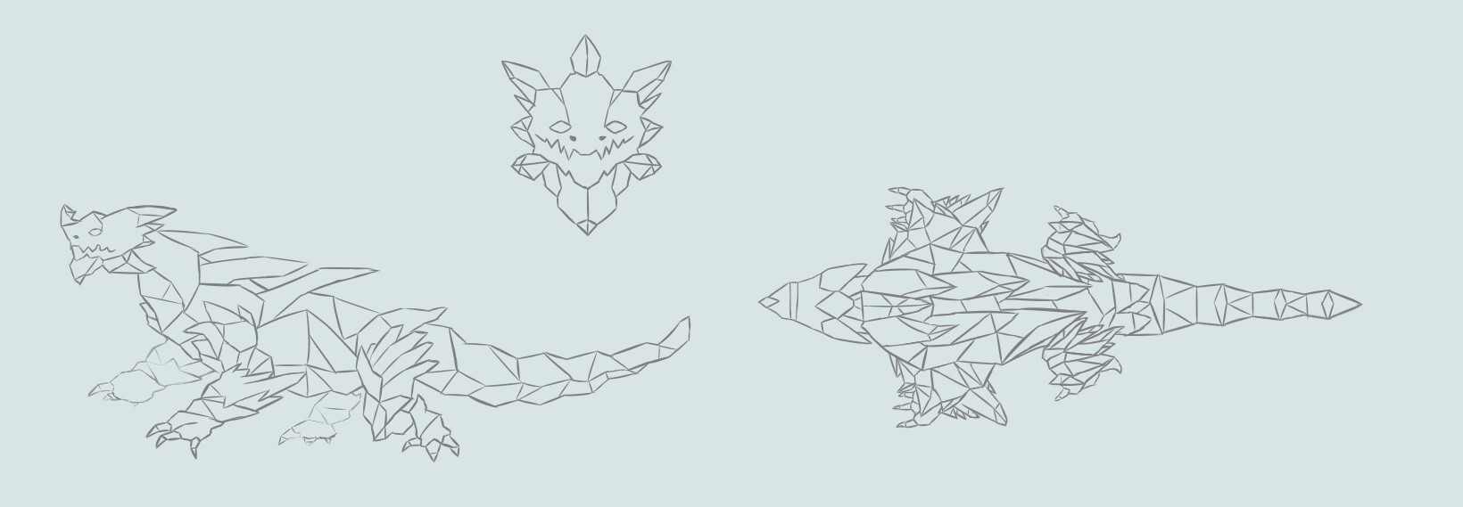 ArtStation - Ice Elemental - Lizard