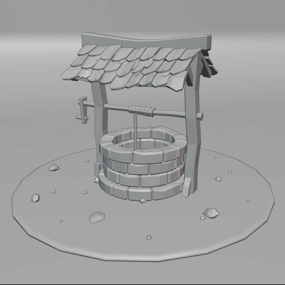 Vladislav Ryndevich - Stylized Medieval Well