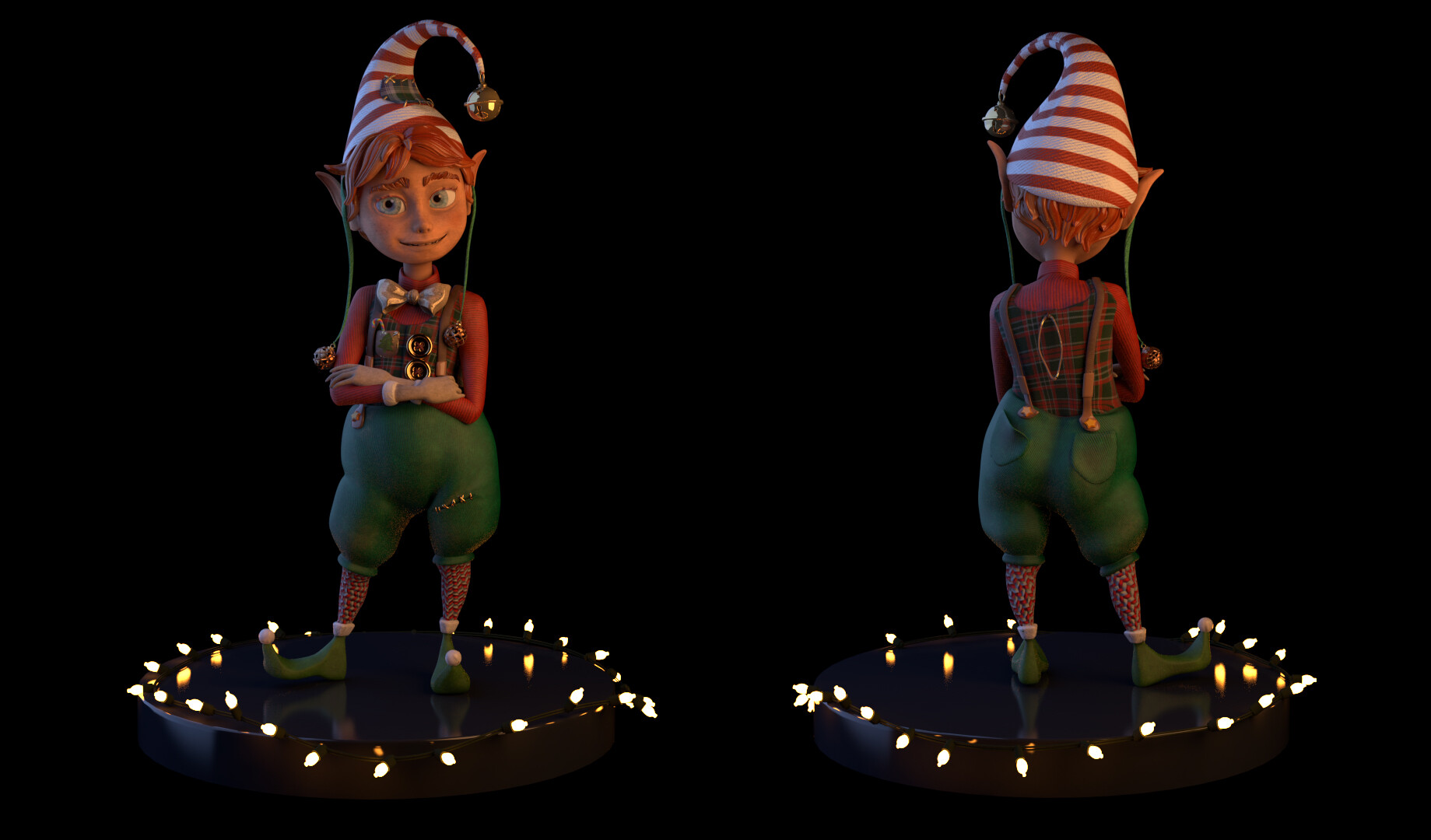 ArtStation - The dream of Elfy - modeling and texture