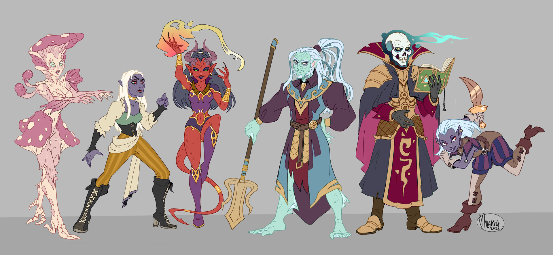 ArtStation - D&D Party