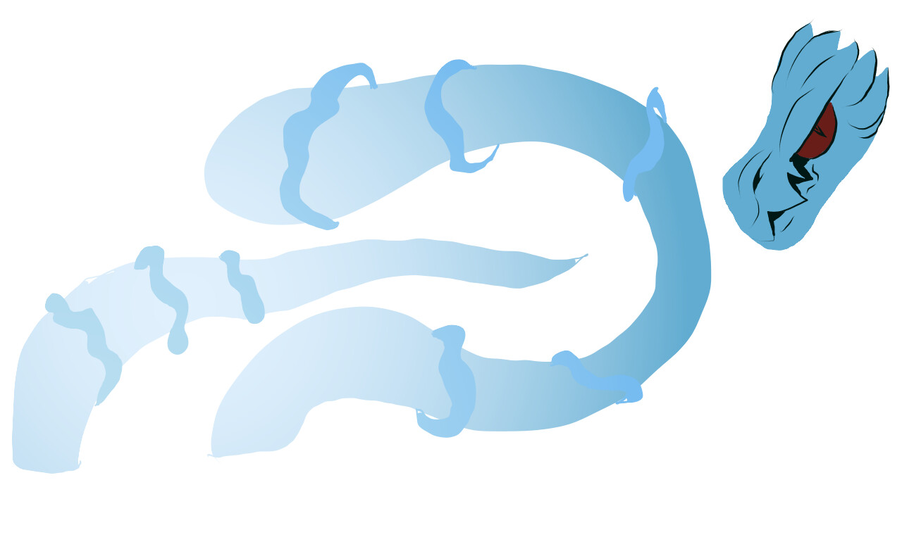 ArtStation - Attack soul water serpent