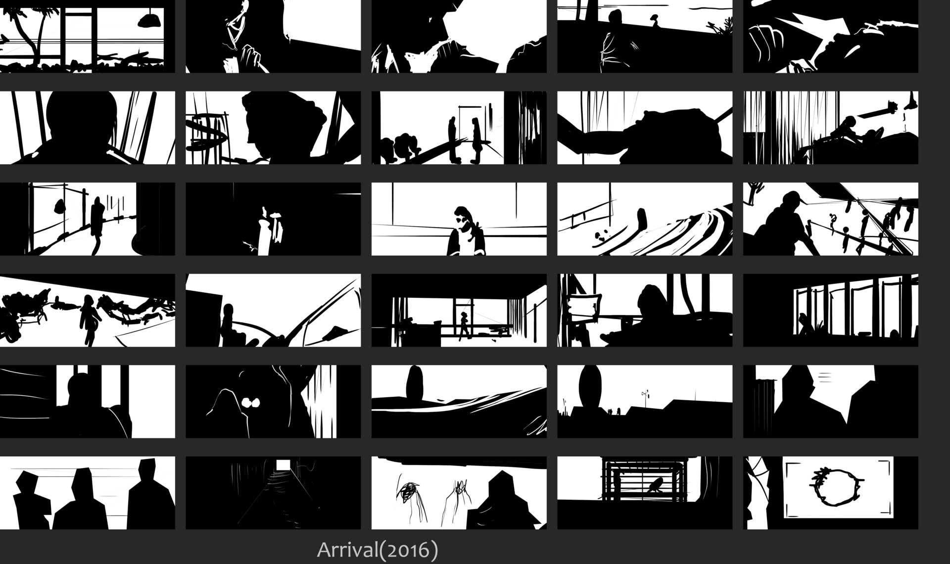 ArtStation - 2 value composition film studies