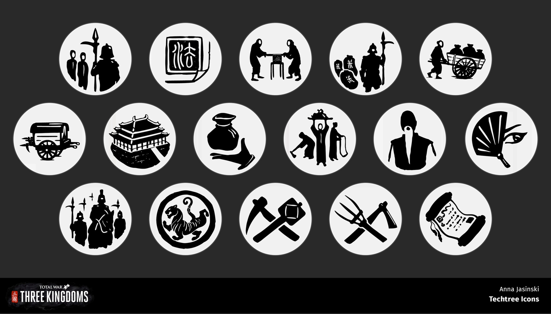 Anna Jasinski - Total War: Three Kingdoms - Icons