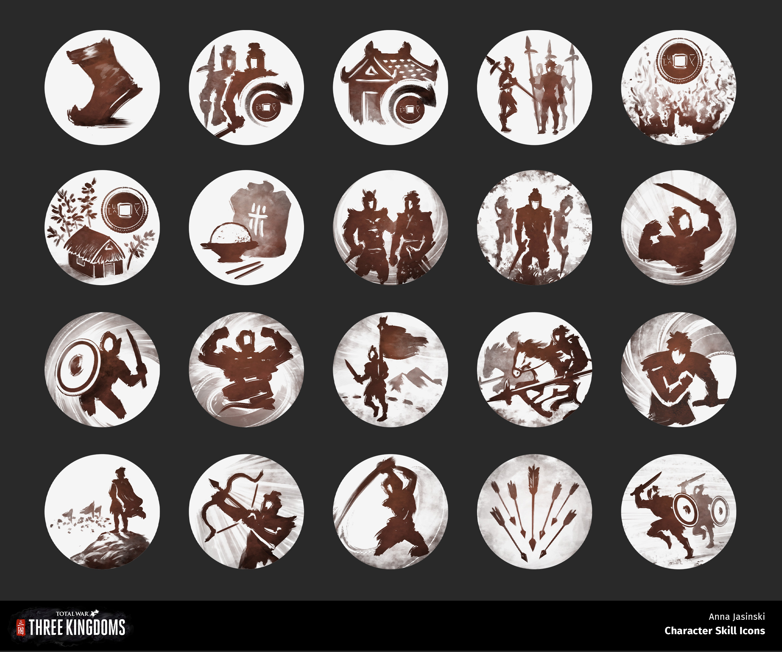 Anna Jasinski - Total War: Three Kingdoms - Icons