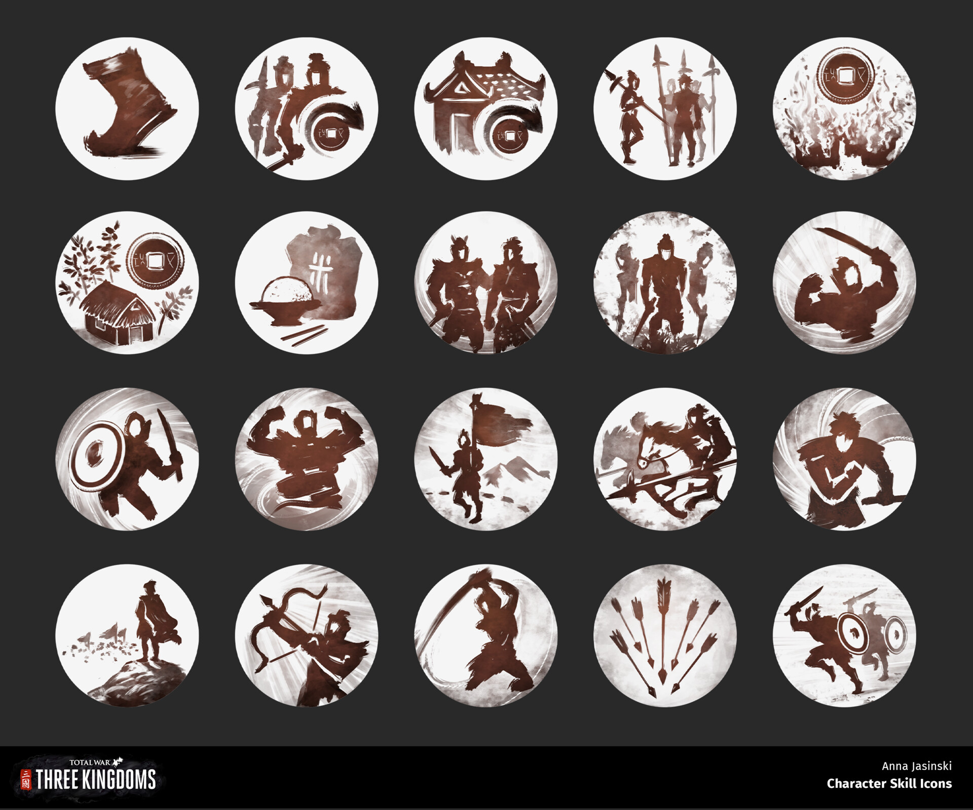 Anna Jasinski - Total War: Three Kingdoms - Icons
