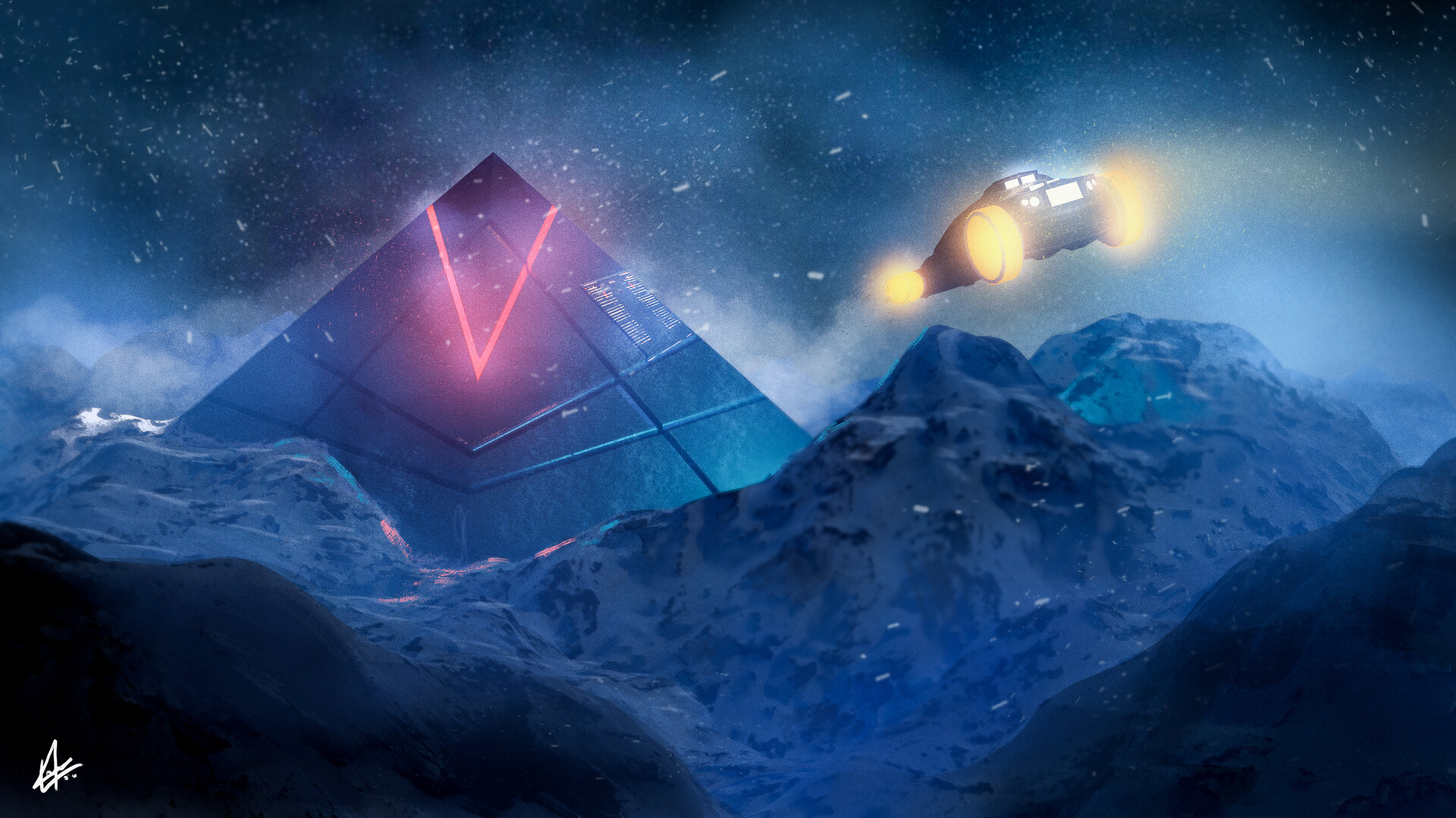 ArtStation - Mountain base