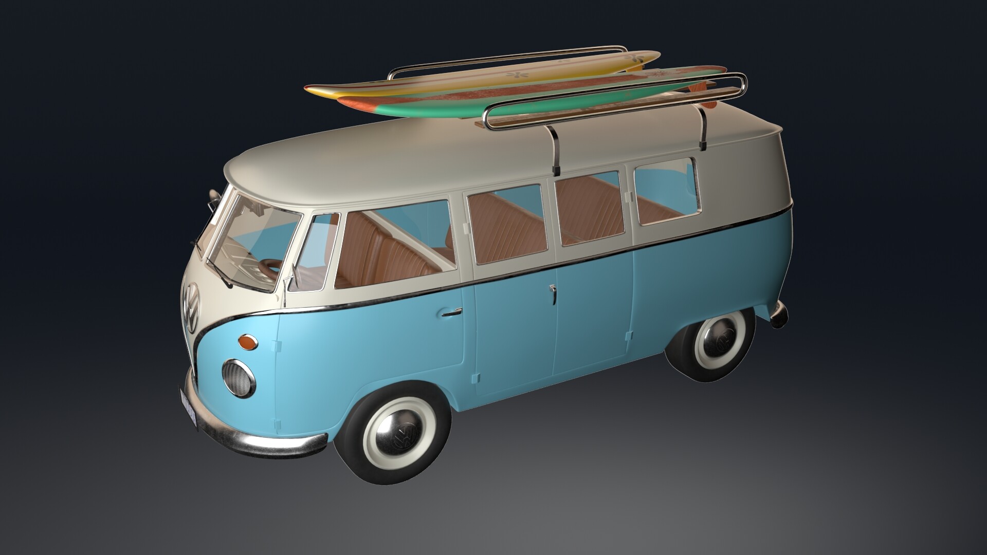 ArtStation - 3D Model - Volkswagen Van