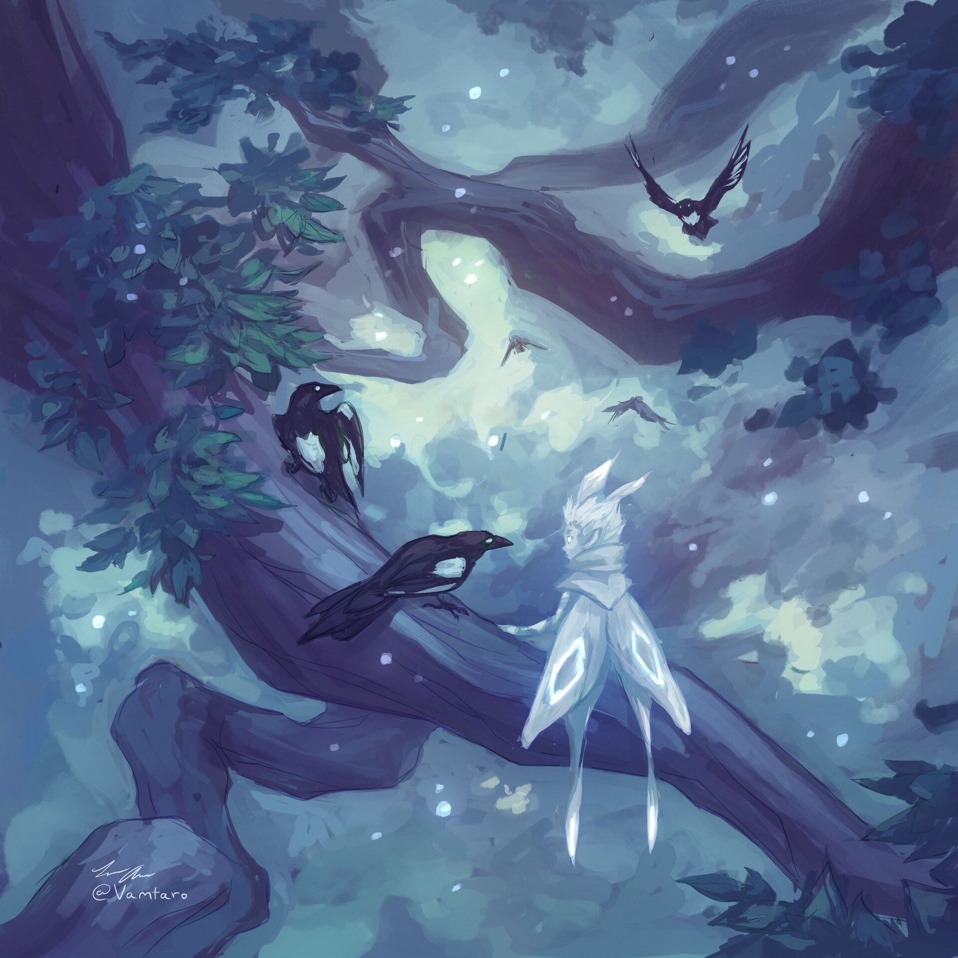 ArtStation - Messengers of the Blue Forest