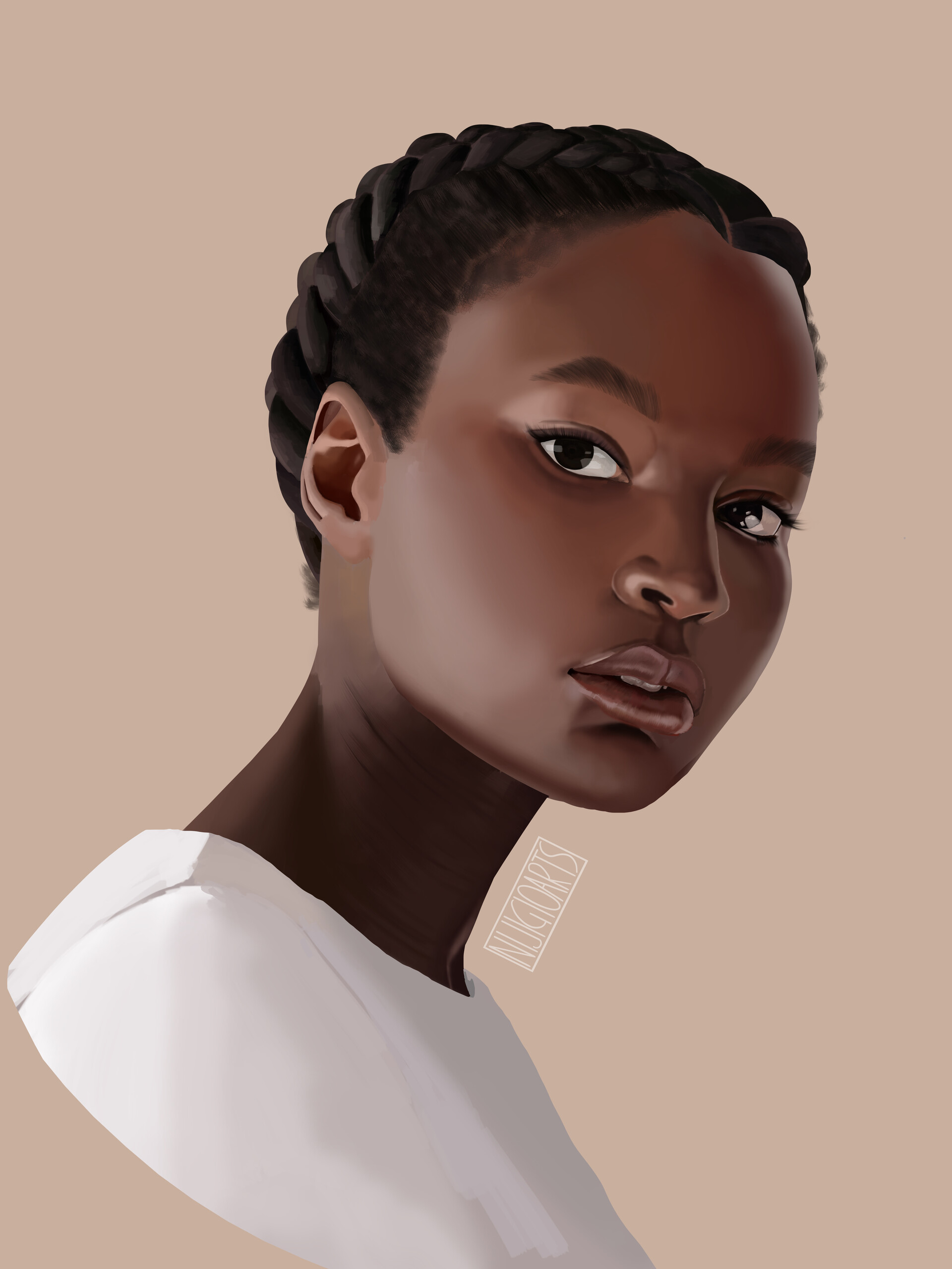 ArtStation - portrait of model