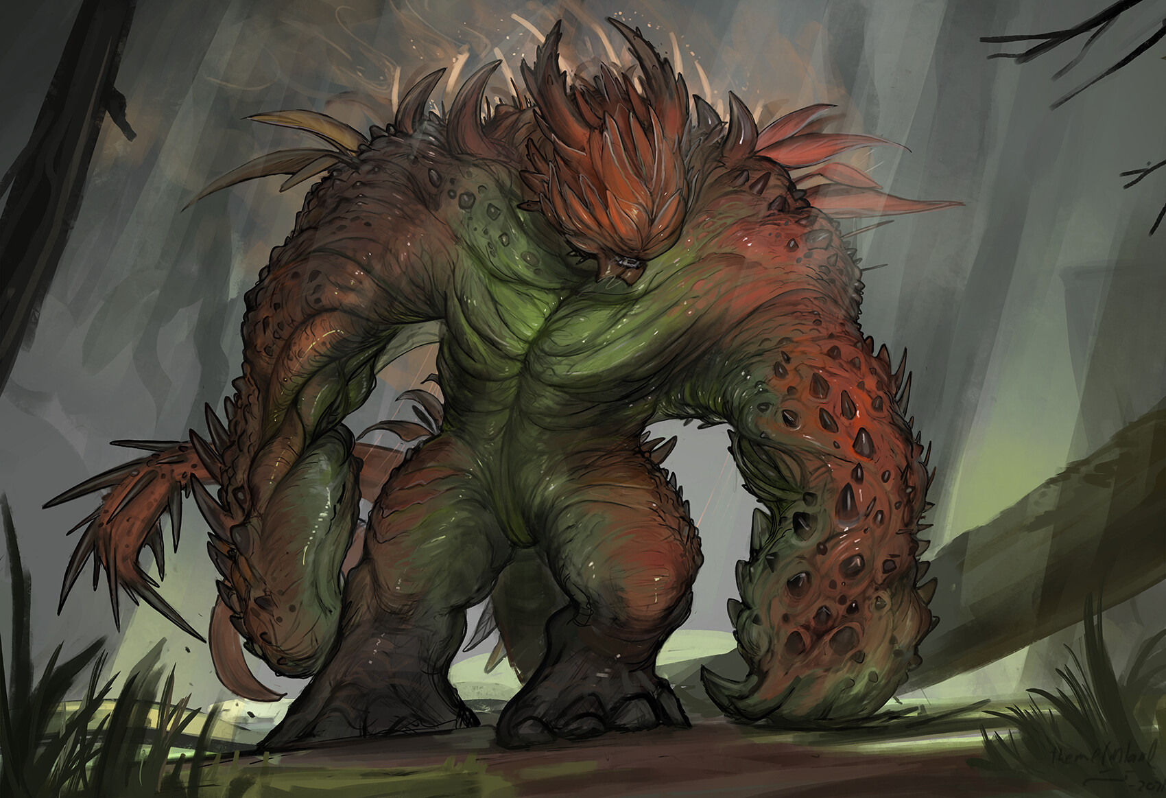 ArtStation - Overgrown [commission]