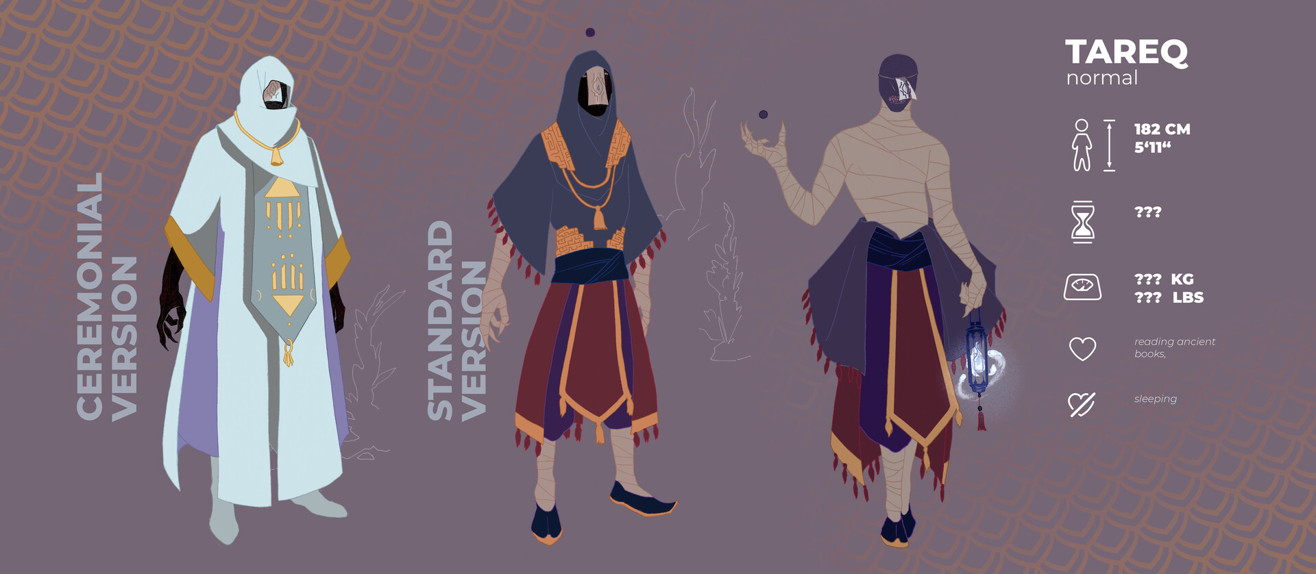 ArtStation - Tareq Character Sheet