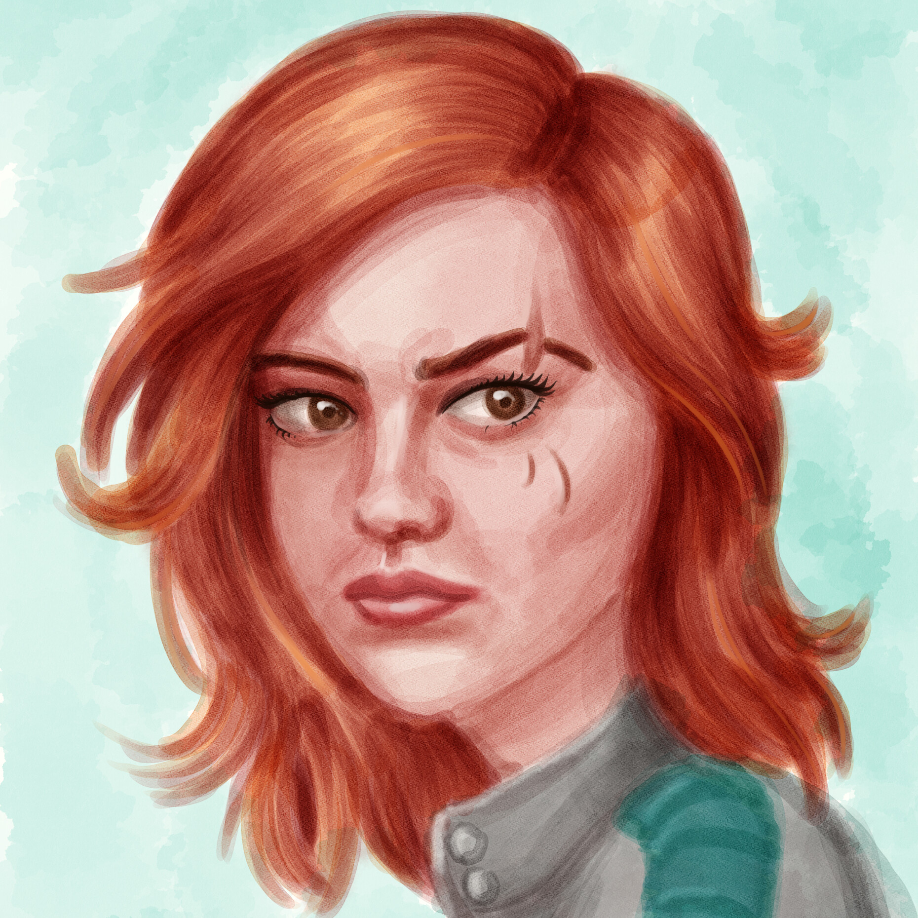 ArtStation - Maxine Digital Watercolor