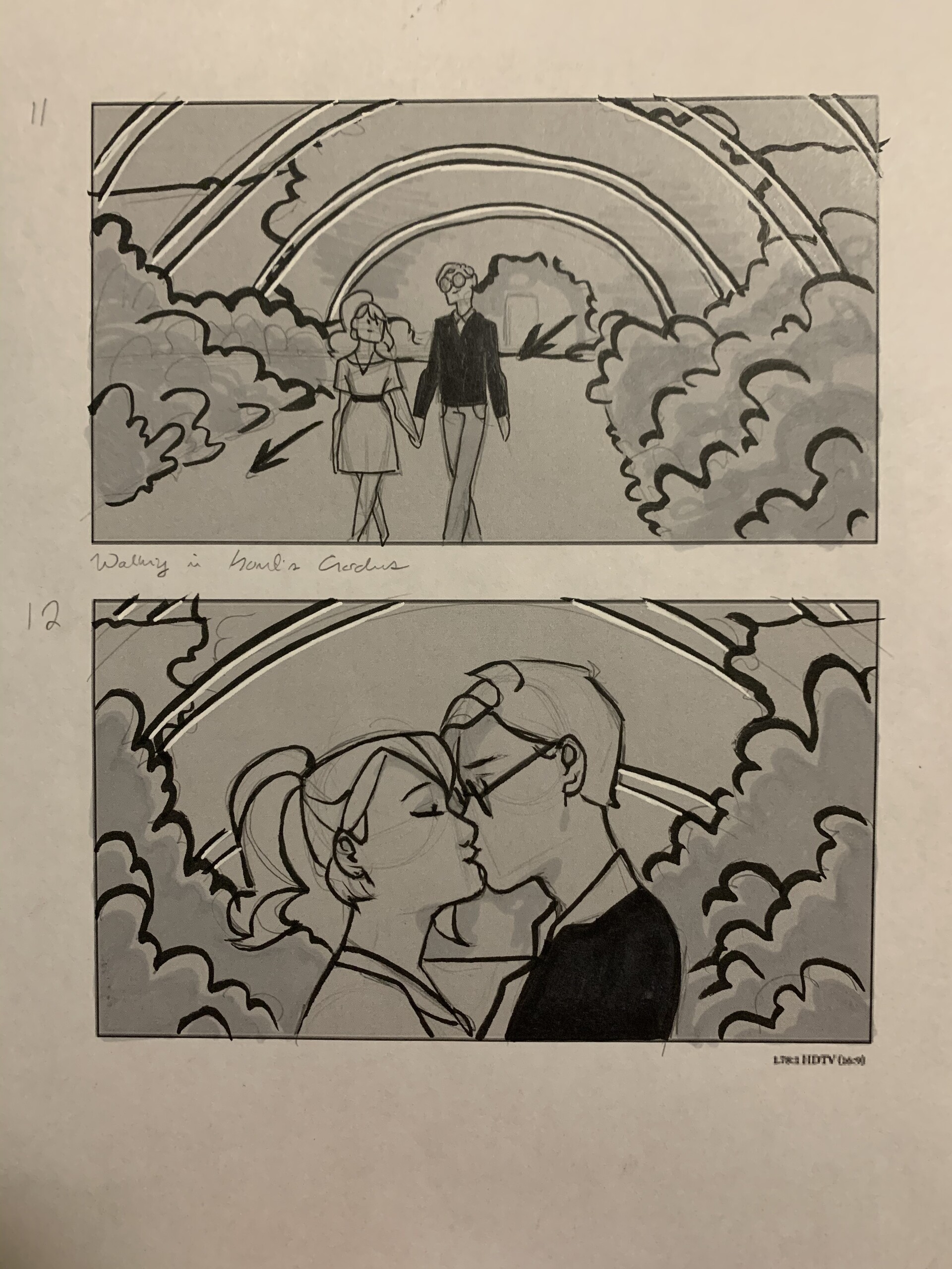 Coryn MacPherson - Midnight In Paris - Storyboard Study