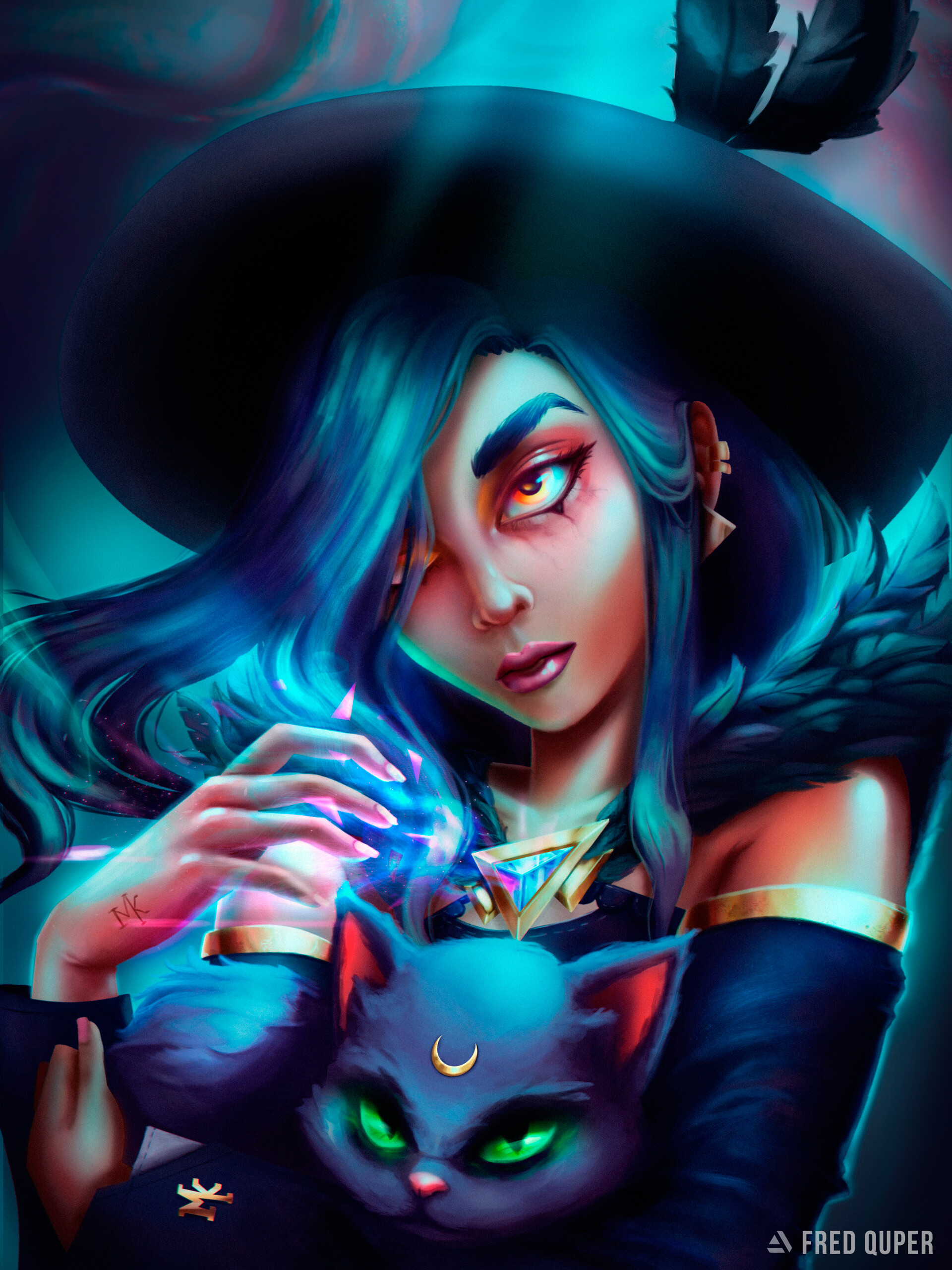 Fred Qupér - Witch and Luna