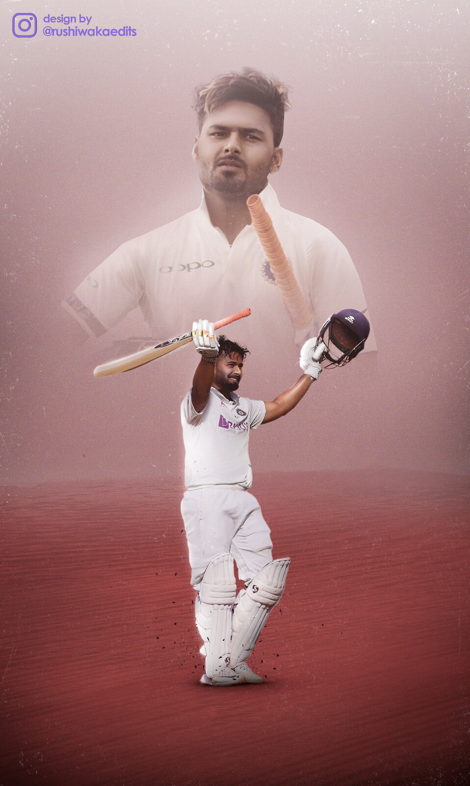 Rushikesh Wakhare - Rishabh Pant Poster| Wallpaper