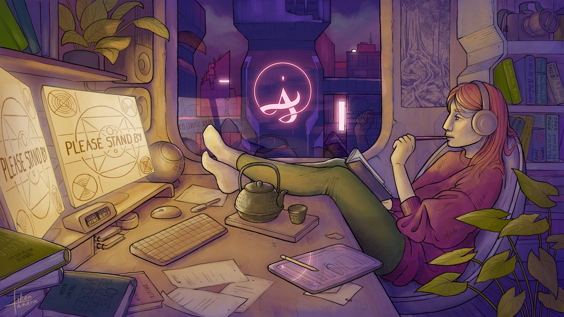 ArtStation - Lo-fi girl - studio Avenir