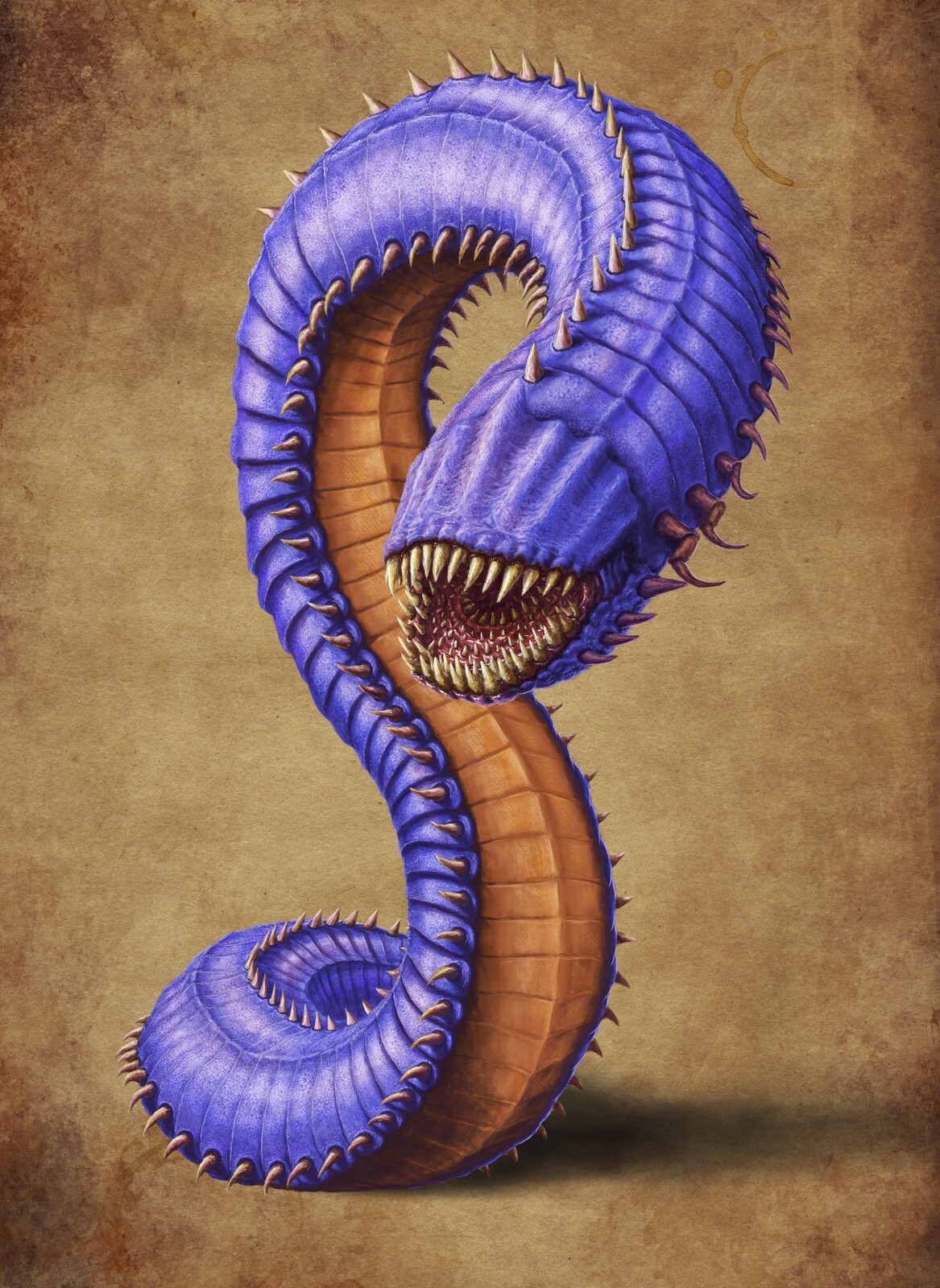 ArtStation - Purple Worm