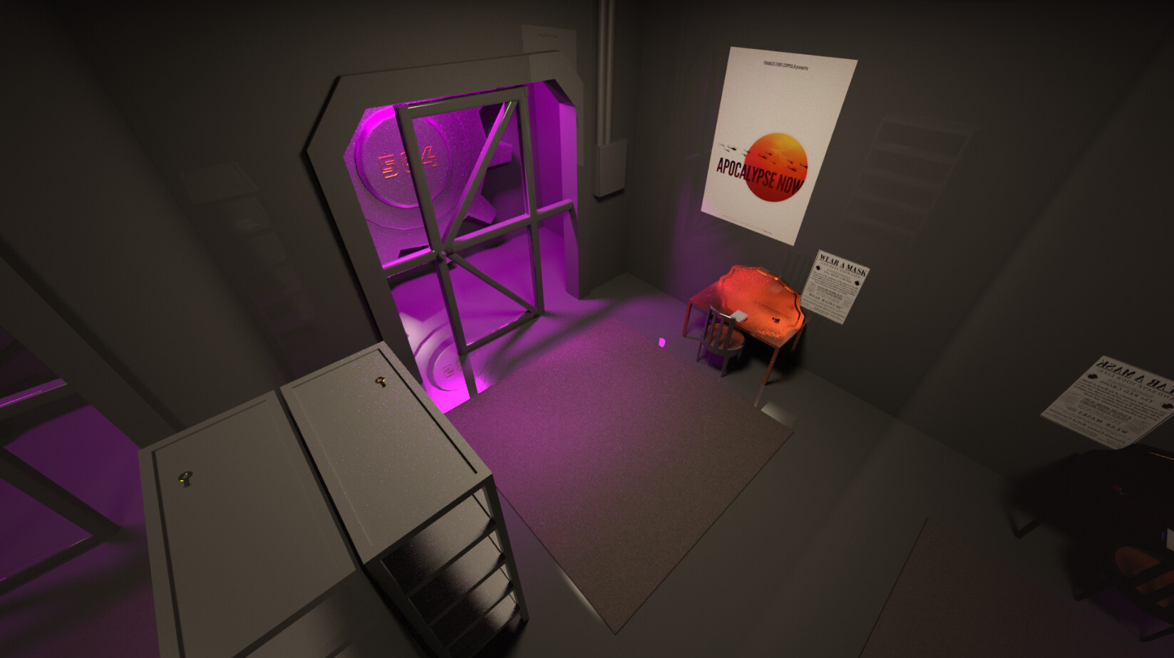 ArtStation - 'Apocalypse Escapes' Escape Room