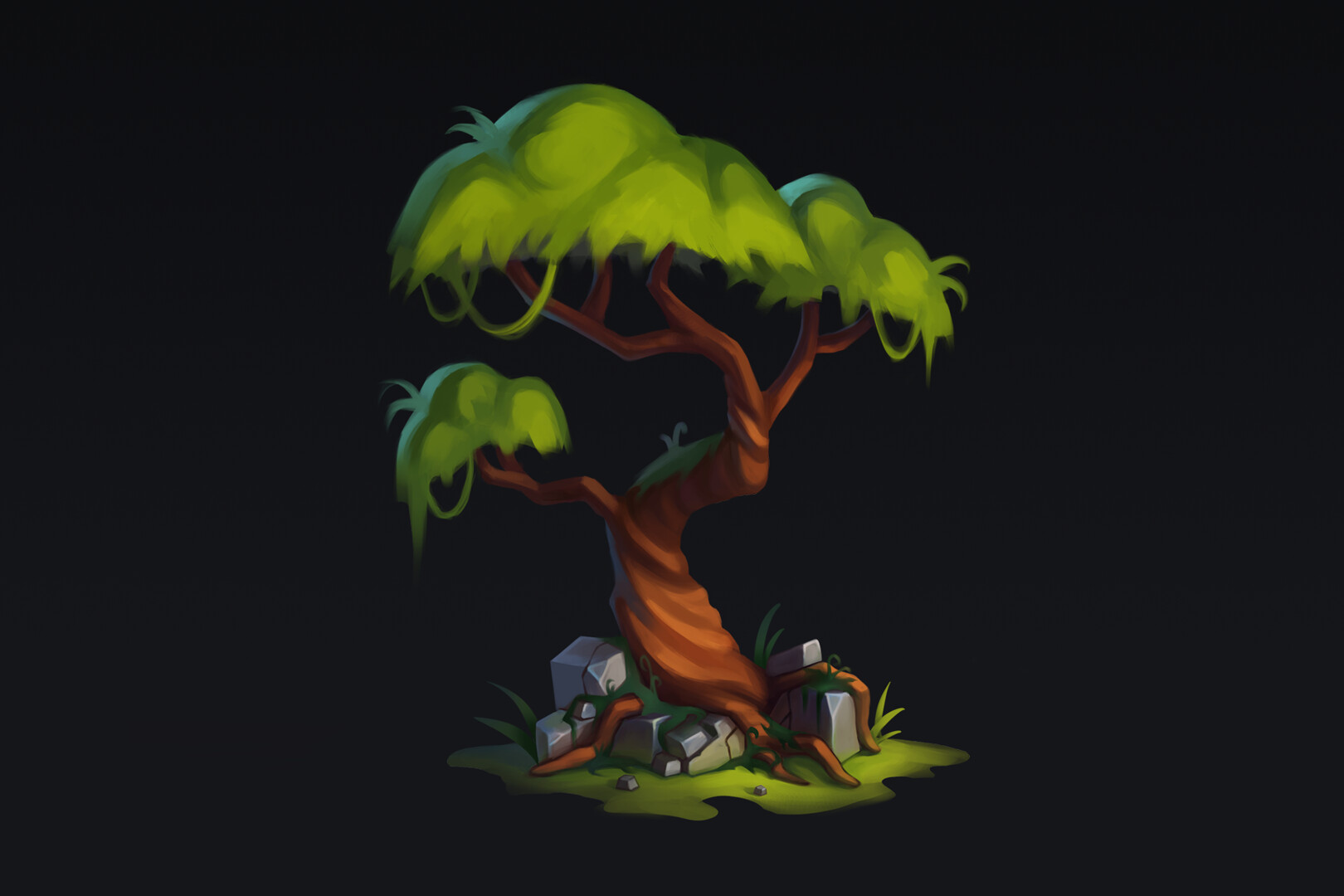 ArtStation - Elven Tree