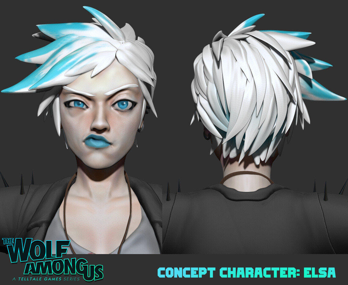 ArtStation - Concept Chara - The Wolf Among US : Elsa ( Frozen )