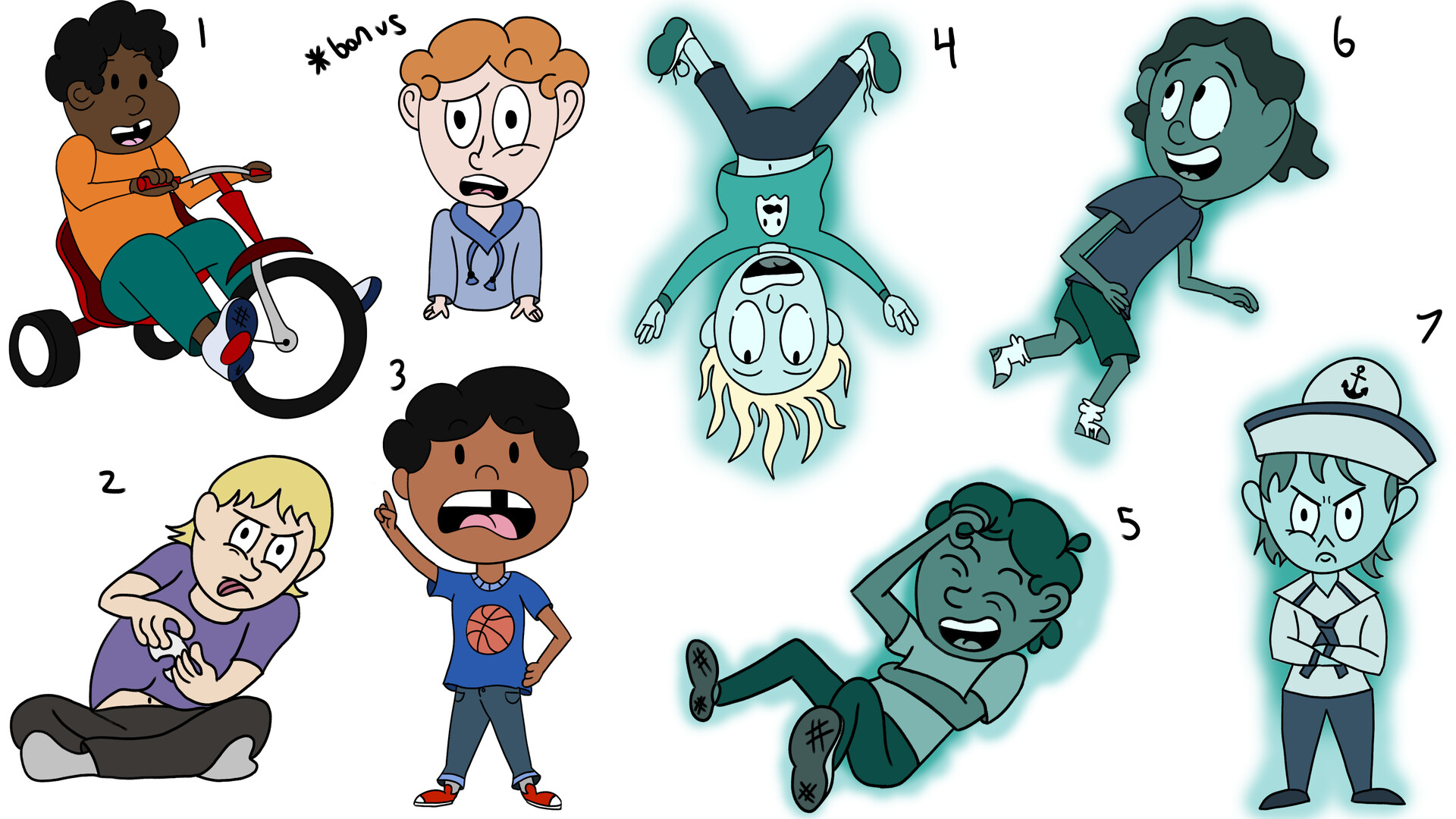 ArtStation - Little Ghost Boy Character Design