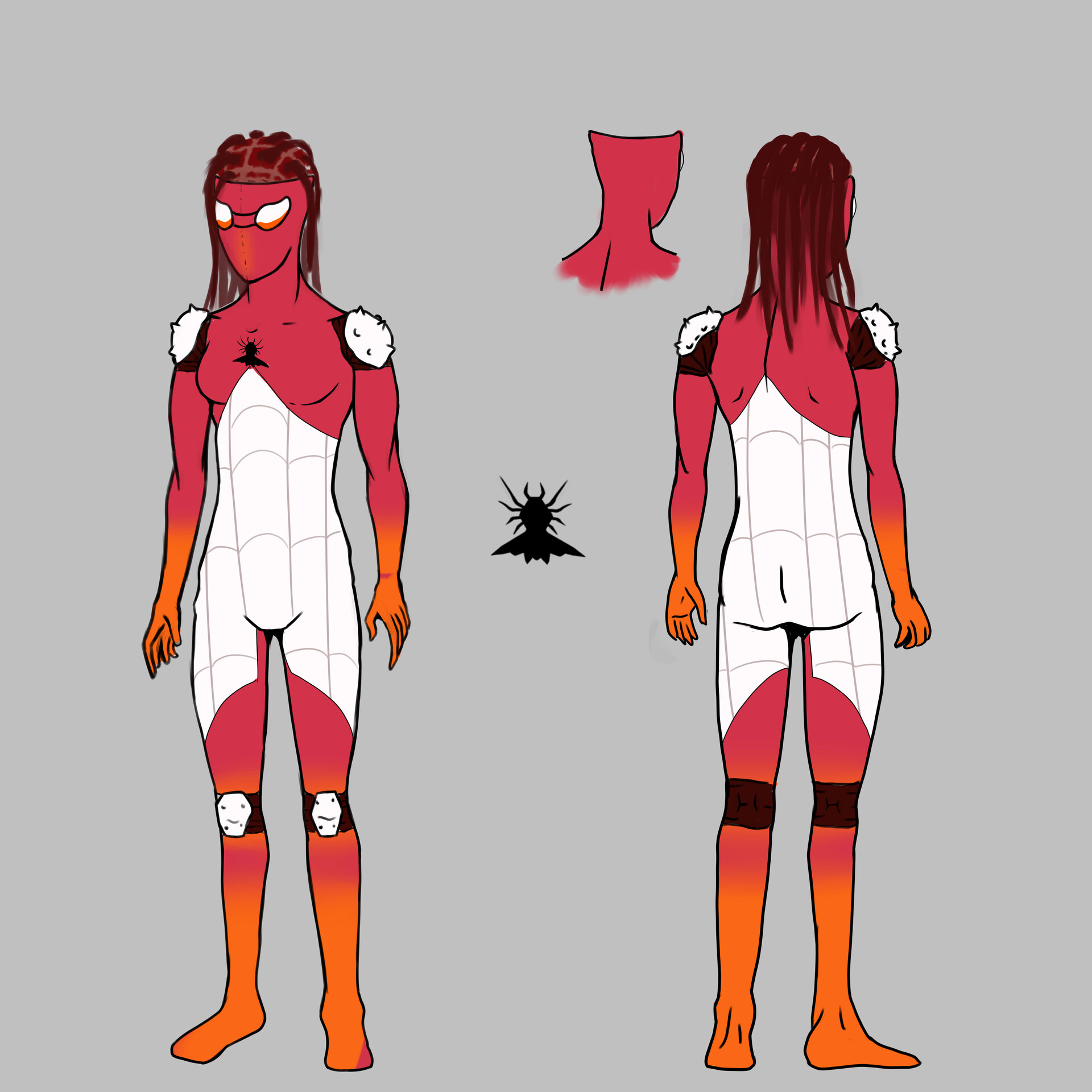 ArtStation - Orb Weaver character sheet