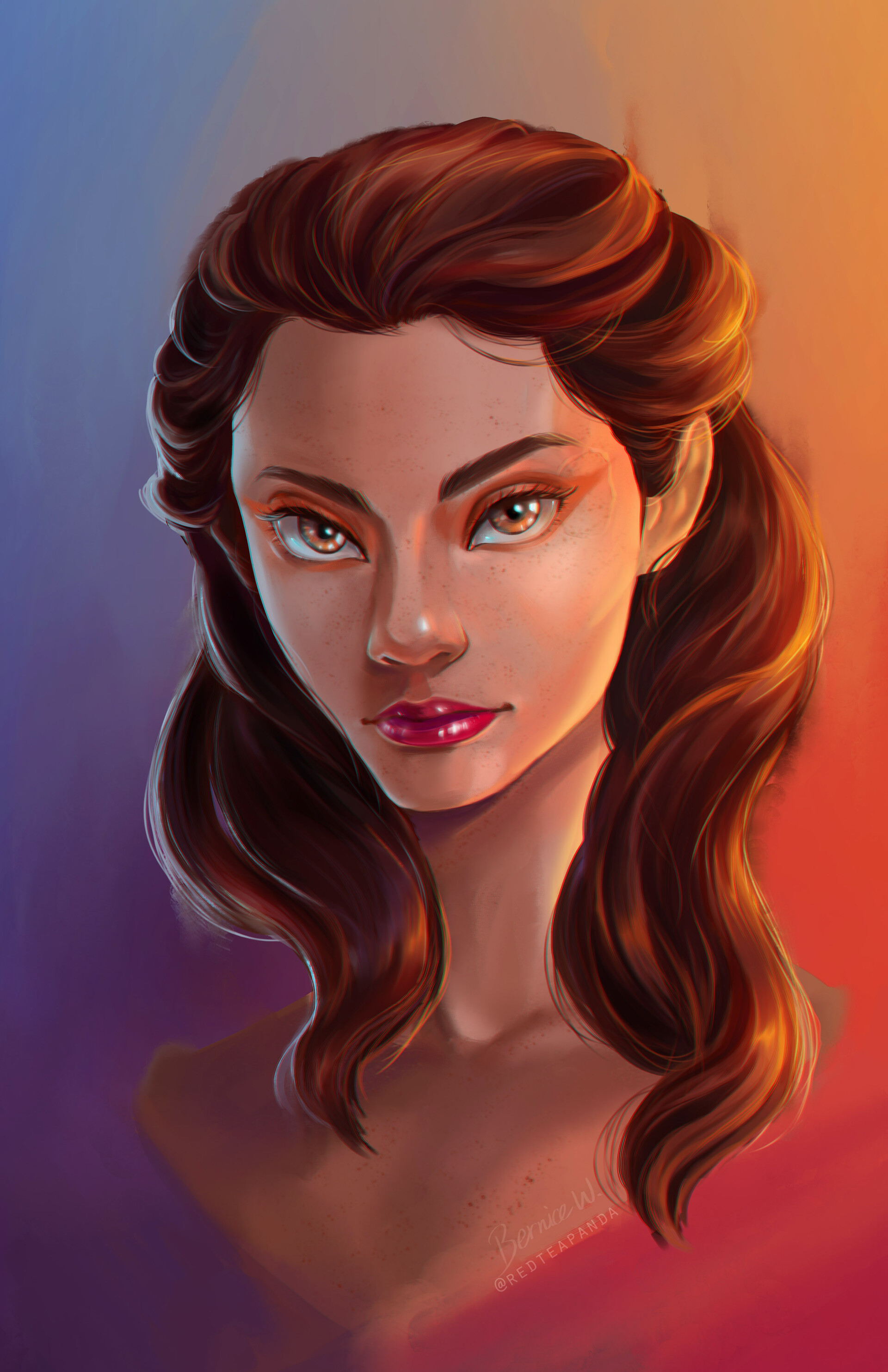 ArtStation - Stylized Portrait Study