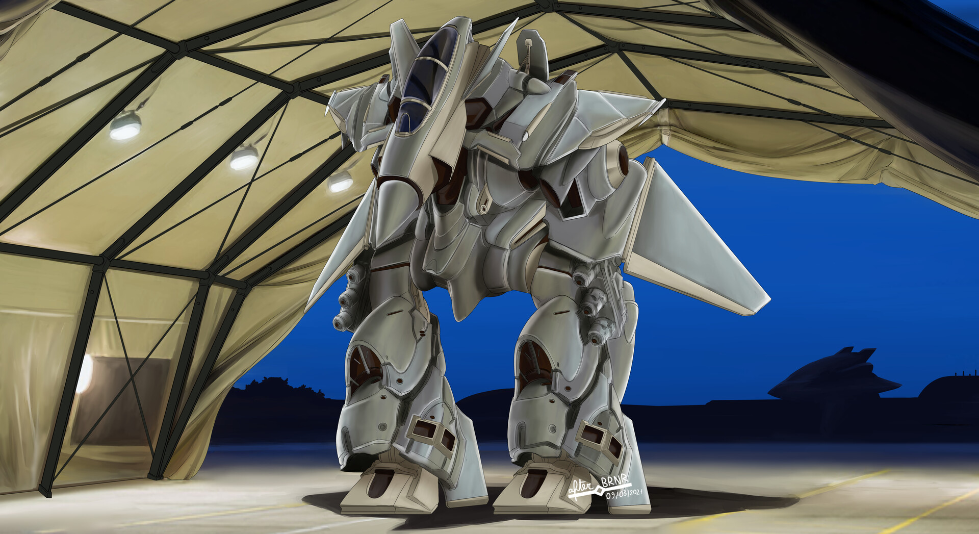 ArtStation - T-7b Strafe Fighter Convertible