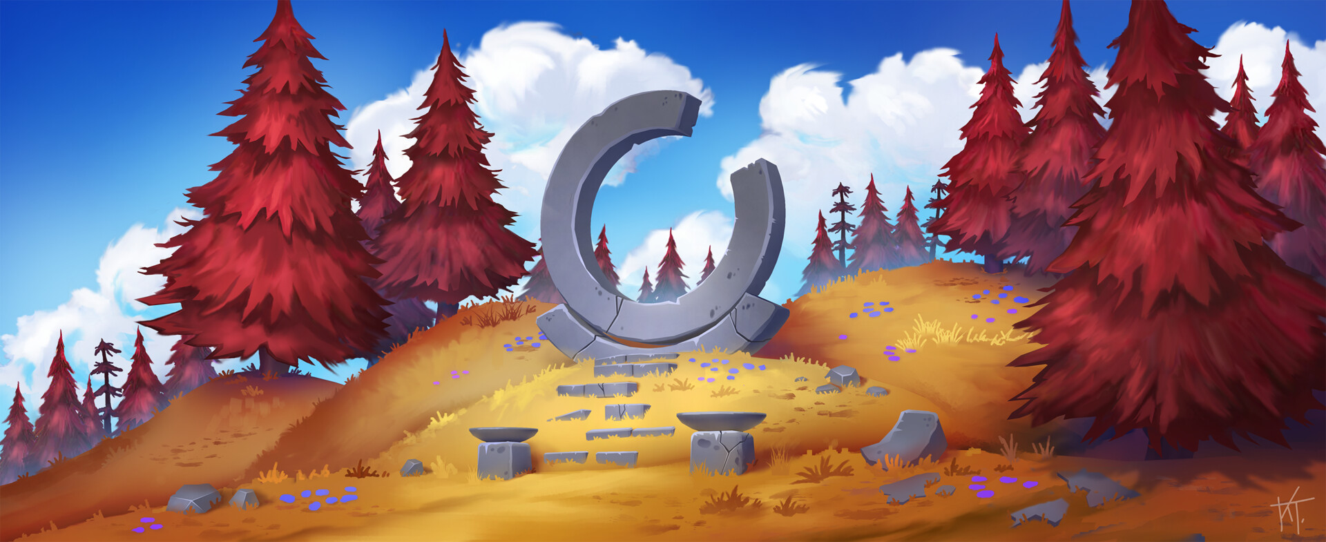 ArtStation - Portal Ruins