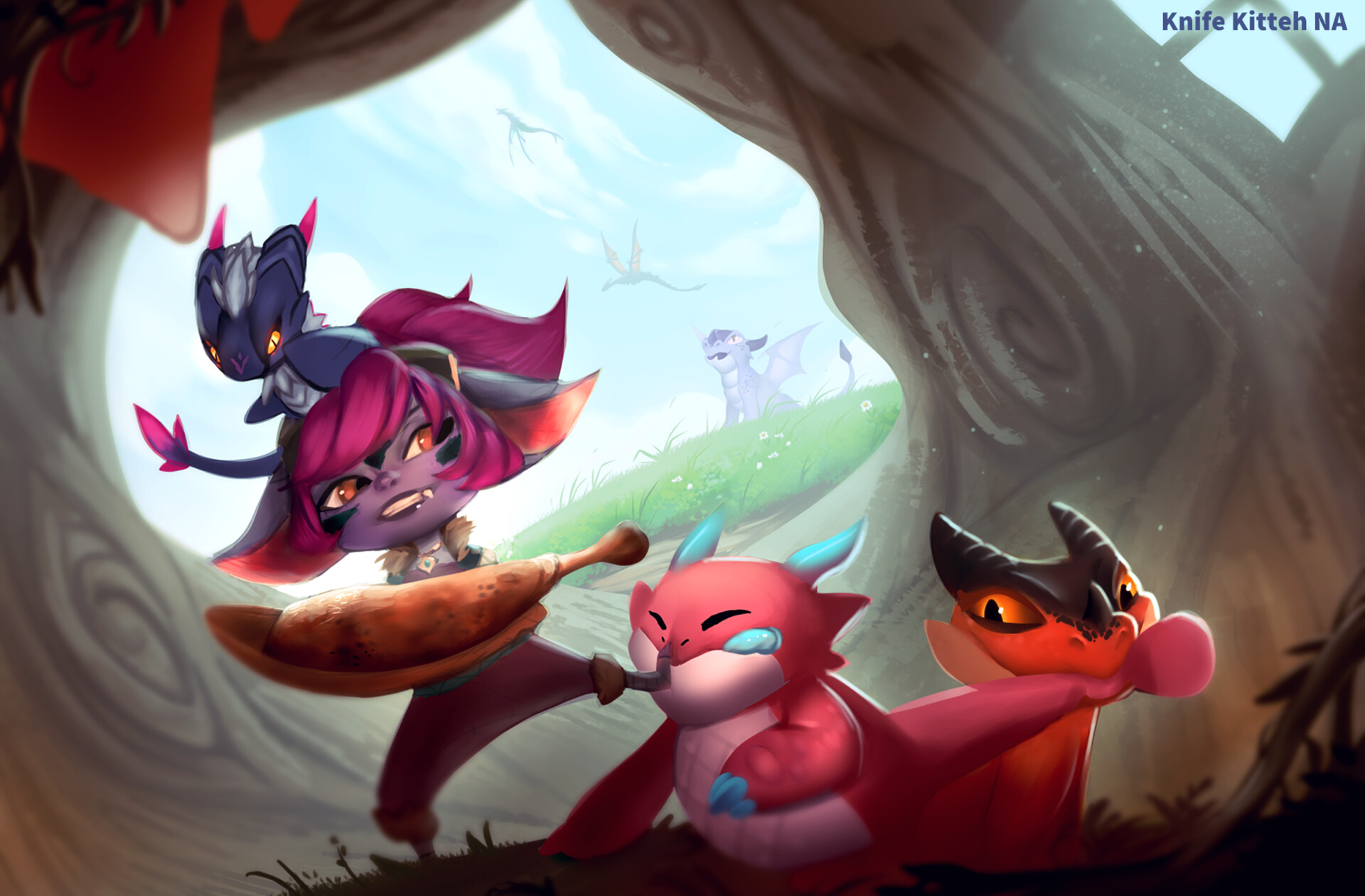 ArtStation - Hungry Dragons