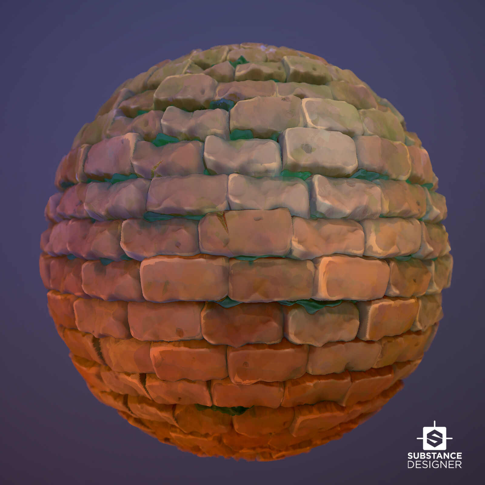Gabriel Cavalcante - Stylized Brick Material