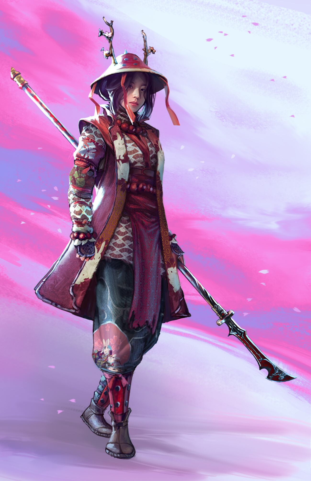 ArtStation - Akame The Vengeful Spirit of Masakado