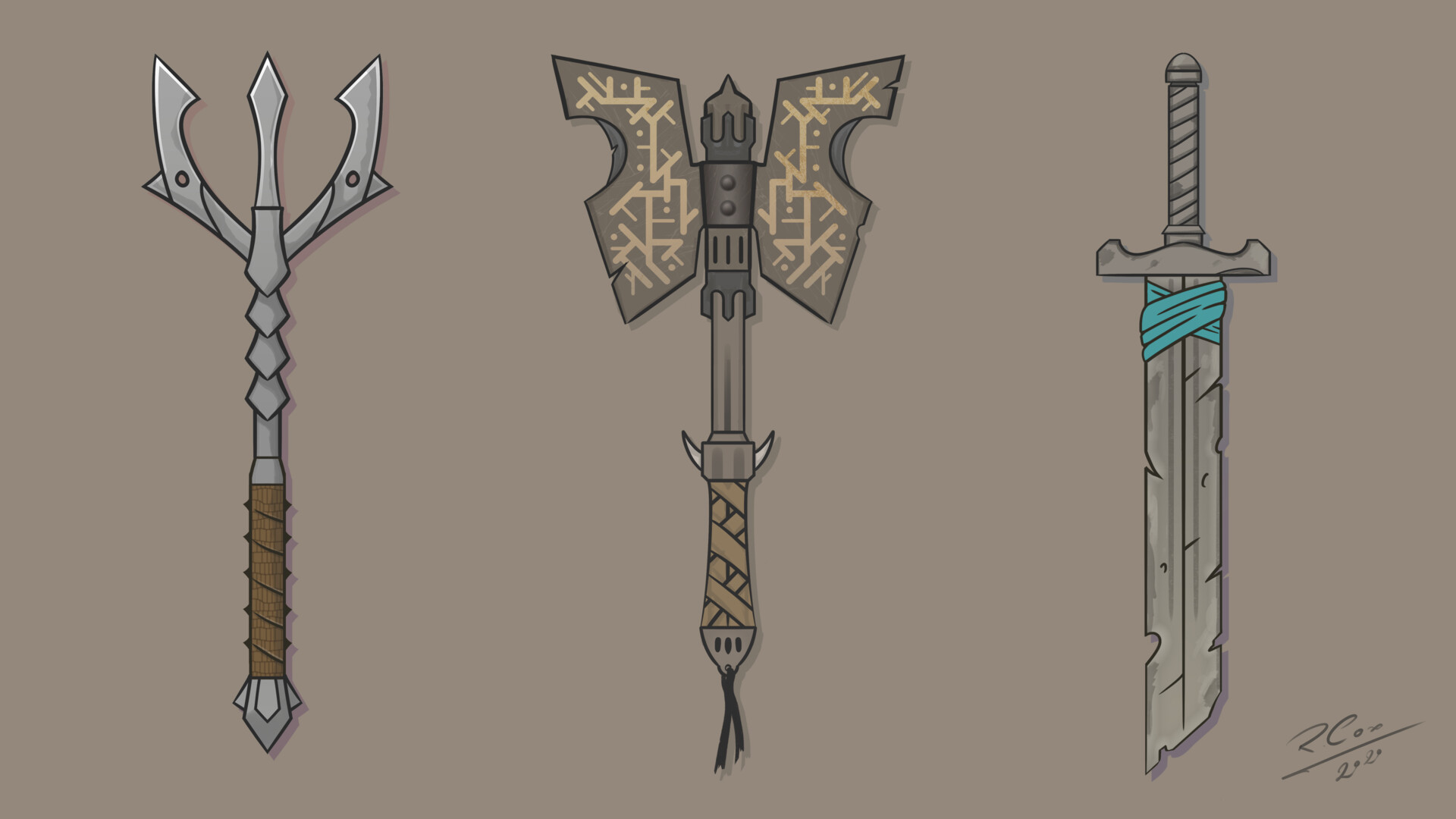 Ricky Cox - Weapon Concepts