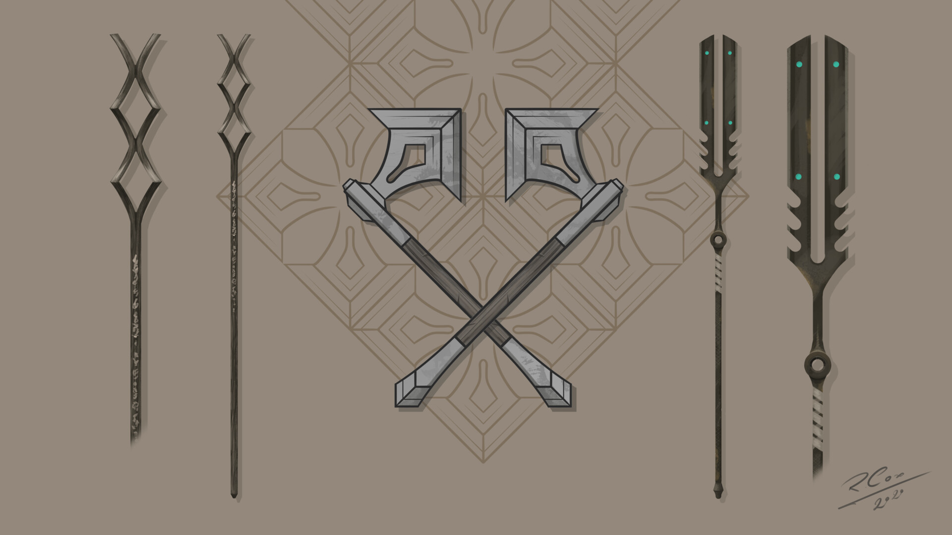 Ricky Cox - Weapon Concepts