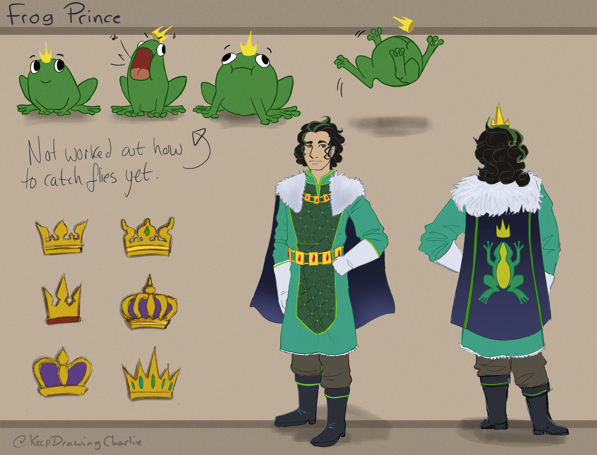 ArtStation - Frog Prince Character Concept