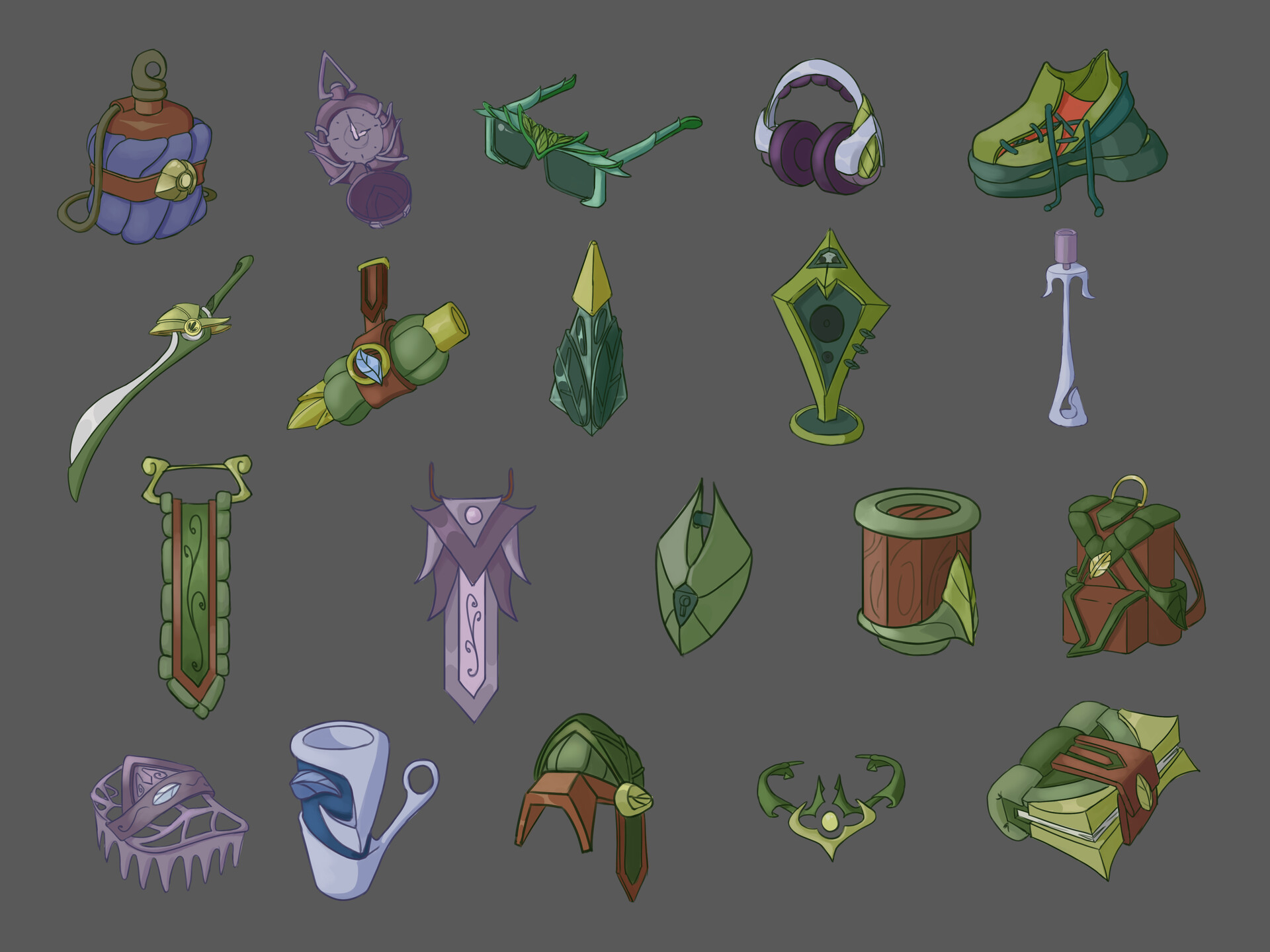 ArtStation - Elf items