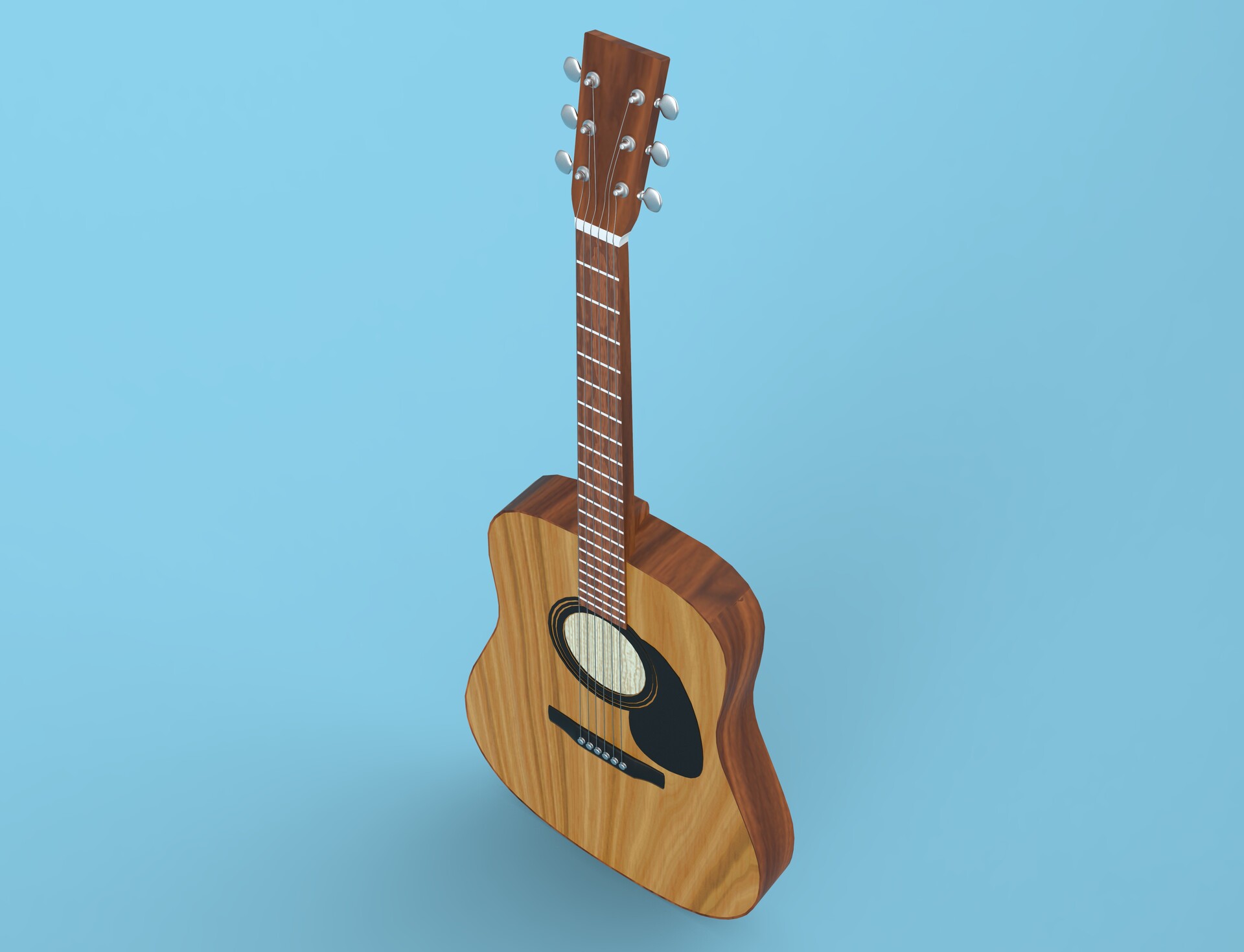 ArtStation - 3D Guitar