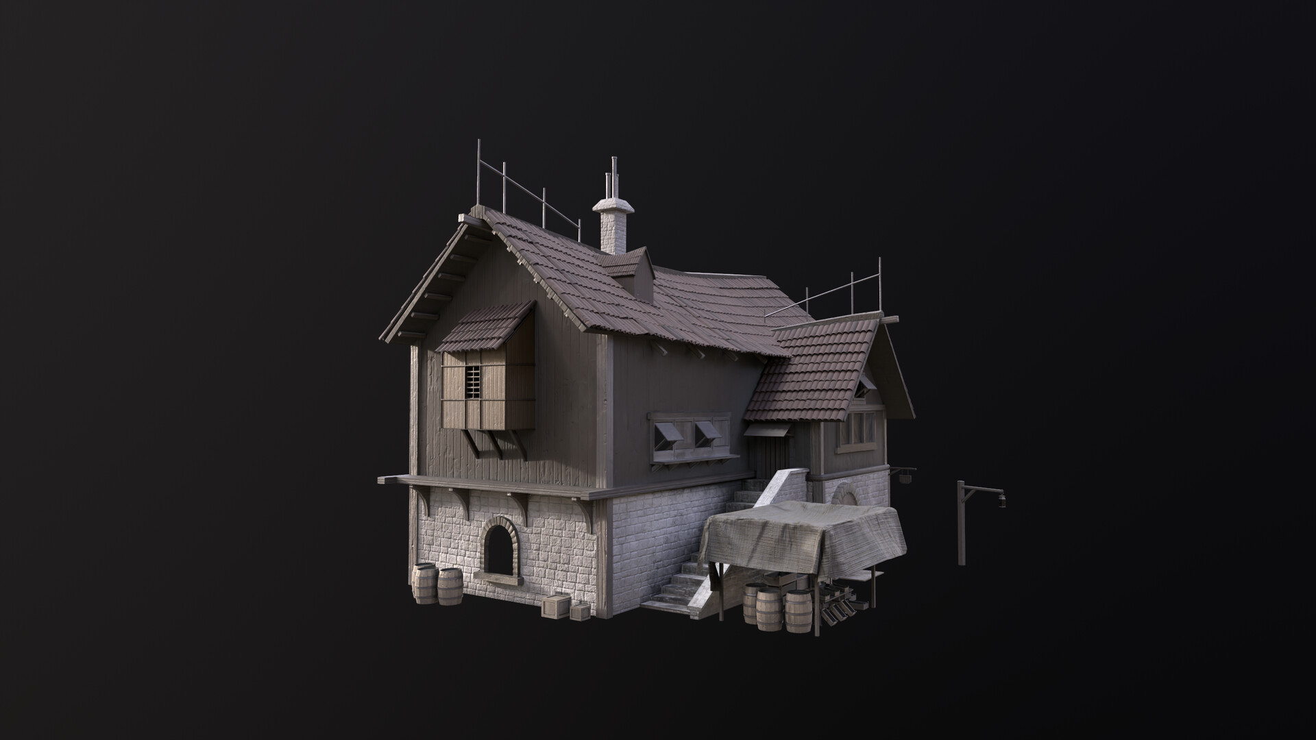 ArtStation - MEDIEVAL HOUSE