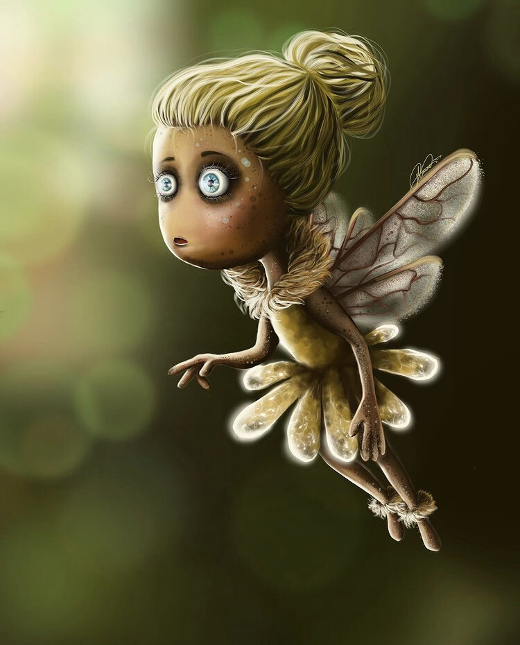 ArtStation - Illustration of fairy